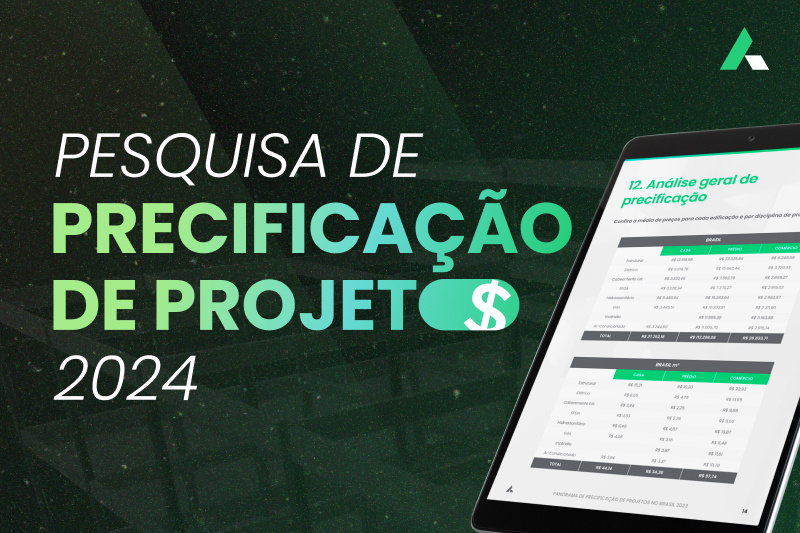 Pesquisa da AltoQi levanta os preços de projetos no Brasil
